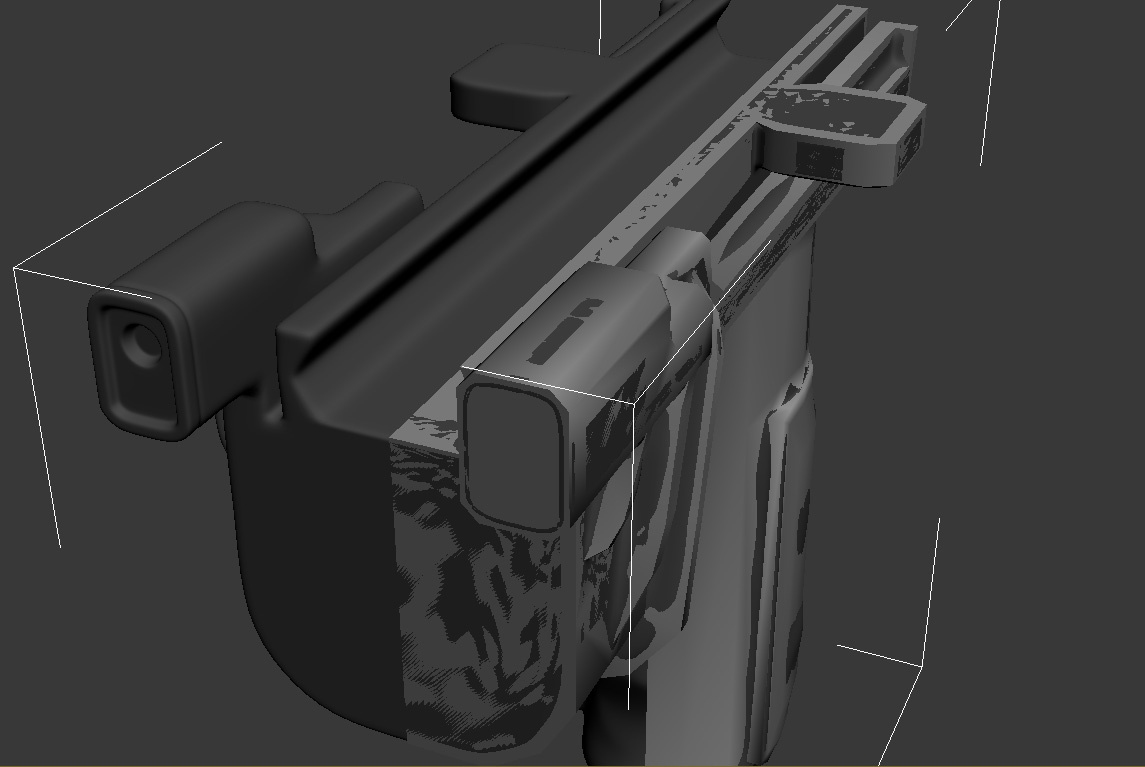 SciFi Rifle WIP — polycount